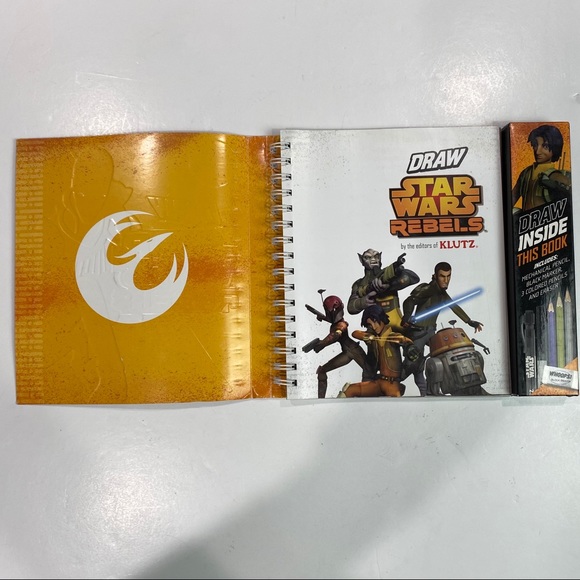 Star Wars | Toys | Draw Star Wars Draw In Book Art Missing Pencil ...